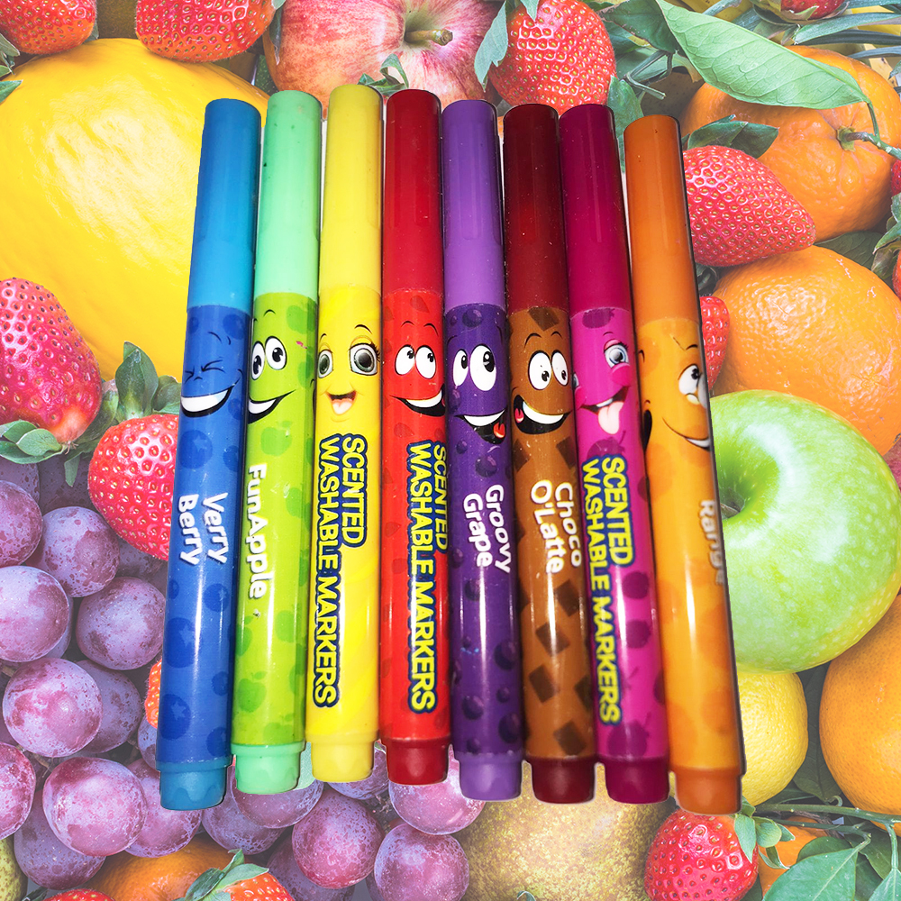 26% off on Fruity Washable Scented Marker Set | OneDayOnly