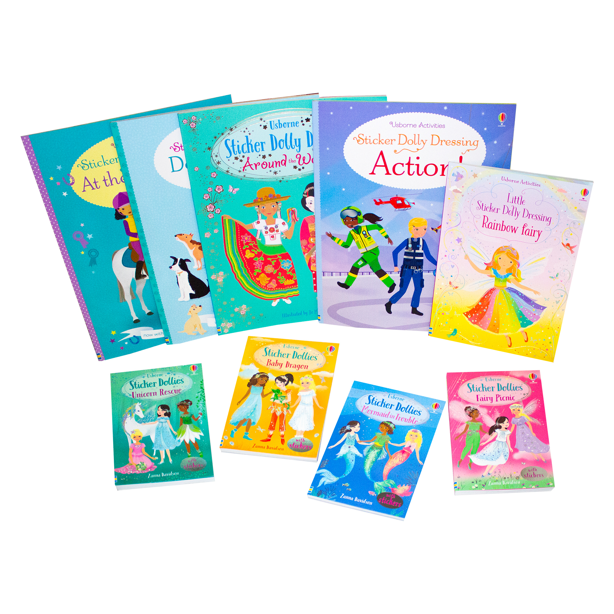 20% off on Usborne Dolly Dressing Sticker Books | OneDayOnly