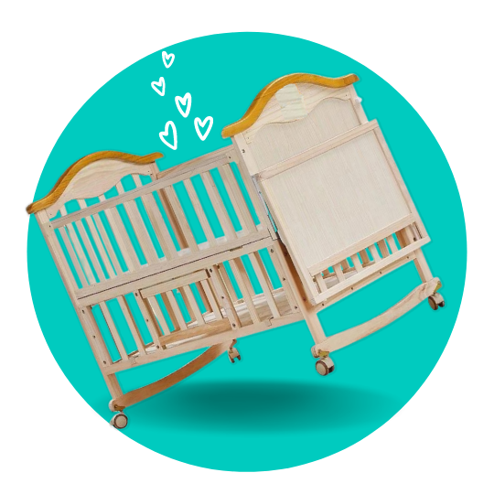 R500 off on 5-in-1 Rocking Cot & Co-Sleeper Crib | OneDayOnly