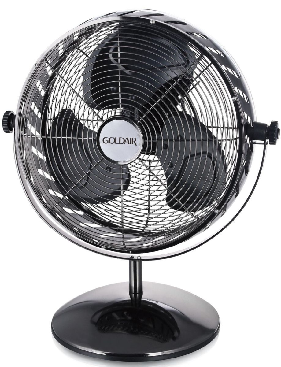 19% off on Goldair 12" Black Desk Fan | OneDayOnly