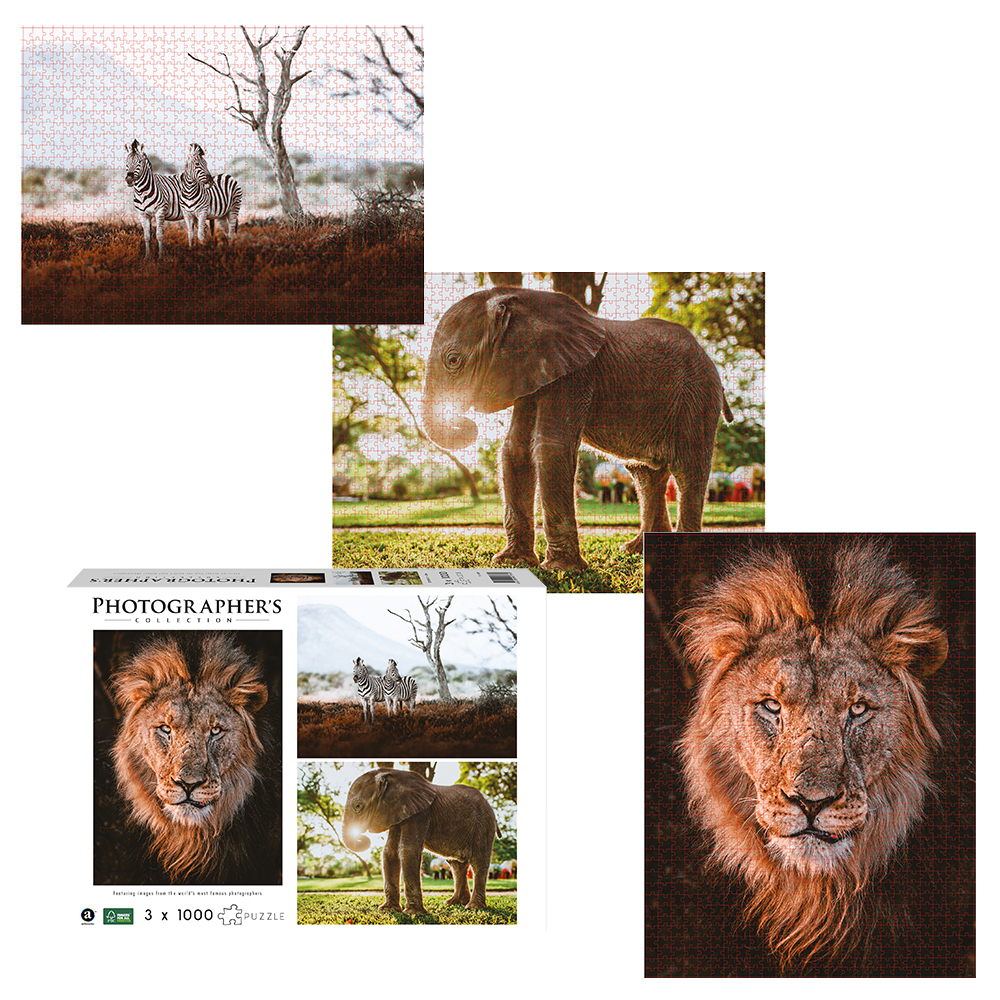 43% off on 3x 1000 Piece Photographer's Collection Puzzle | OneDayOnly