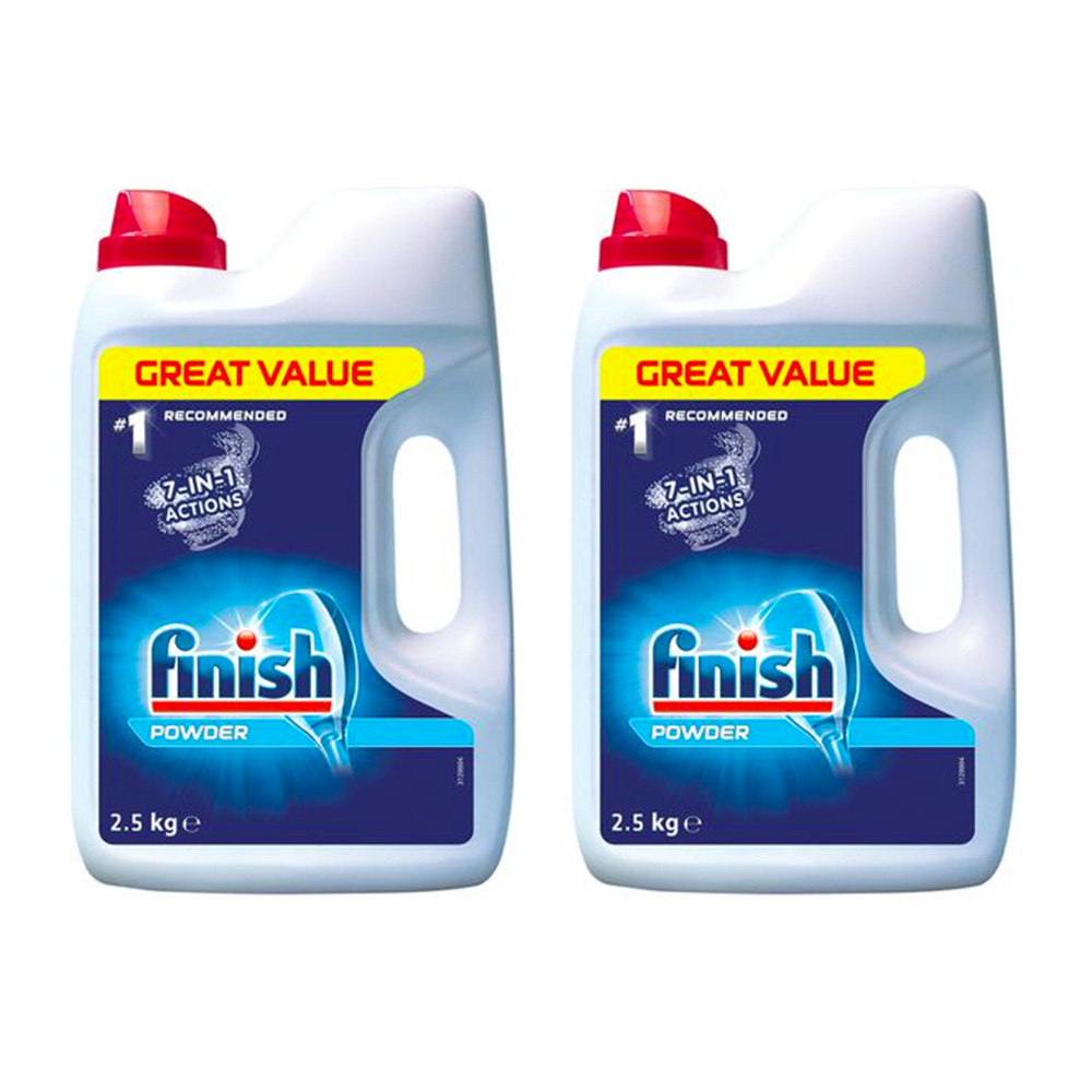 44% off on Finish 2x 2.5kg Dishwashing Powder | OneDayOnly