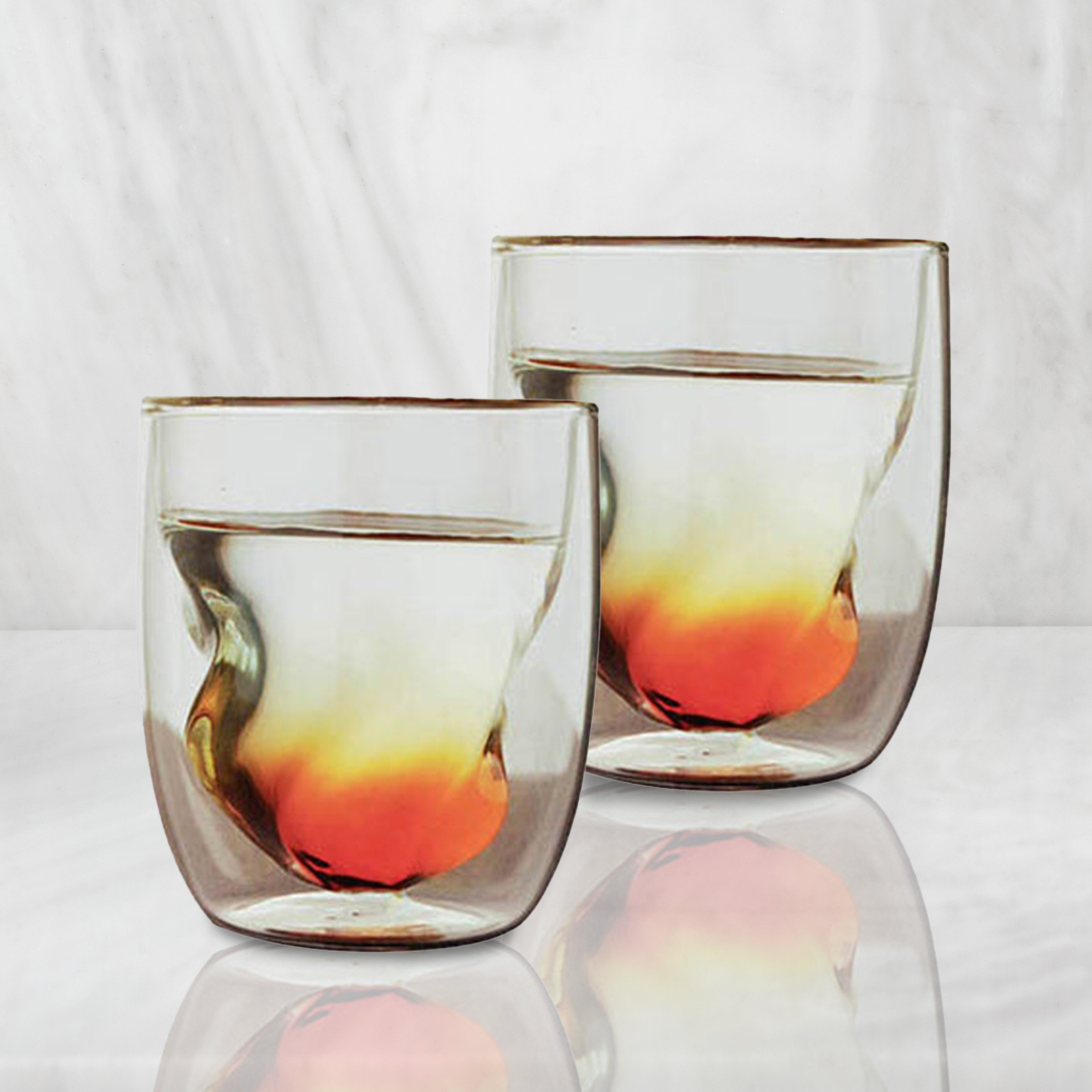 29% off on QDO Set of 2 Double Walled Glasses | OneDayOnly