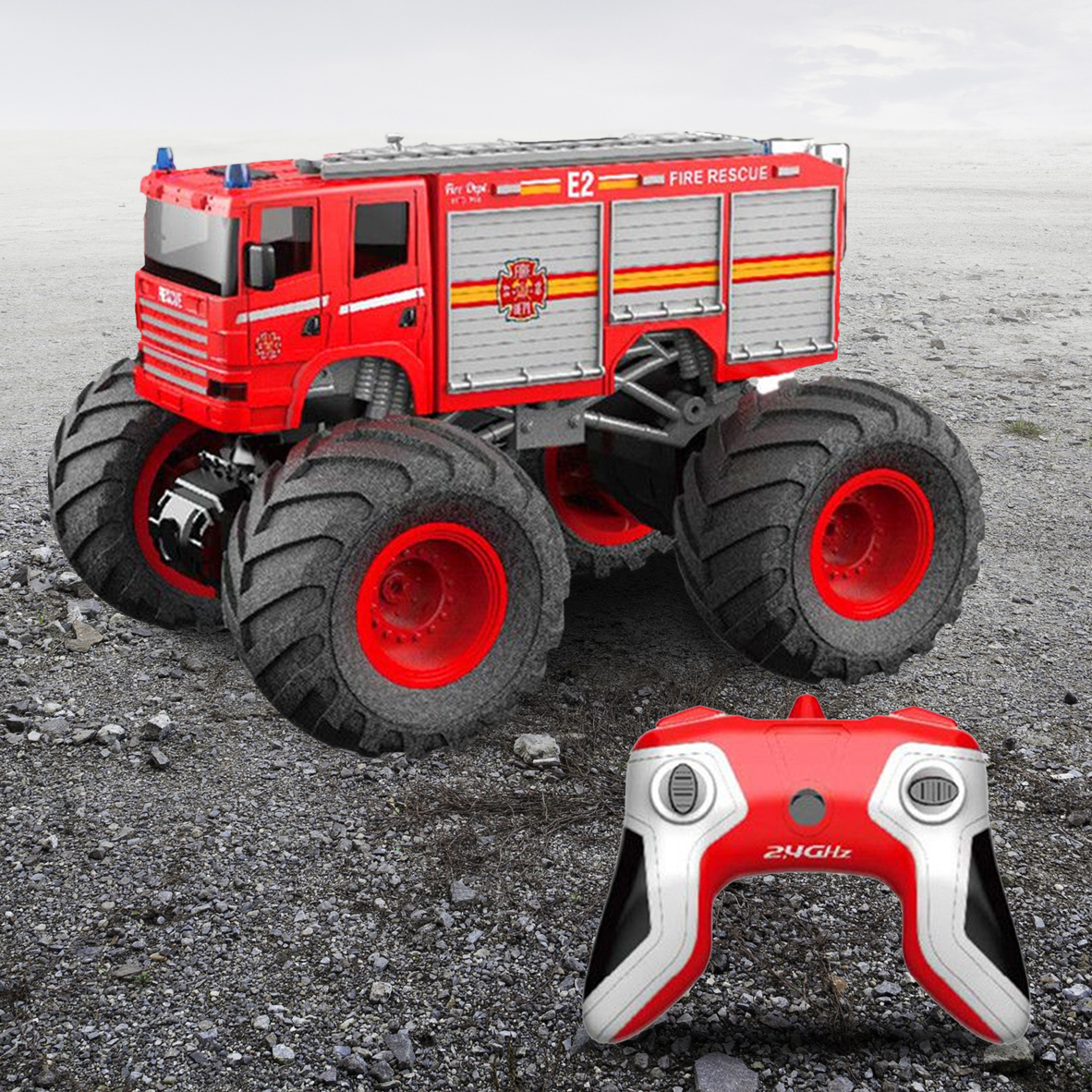 45% off on Remote Control All-Terrain Fire Truck | OneDayOnly