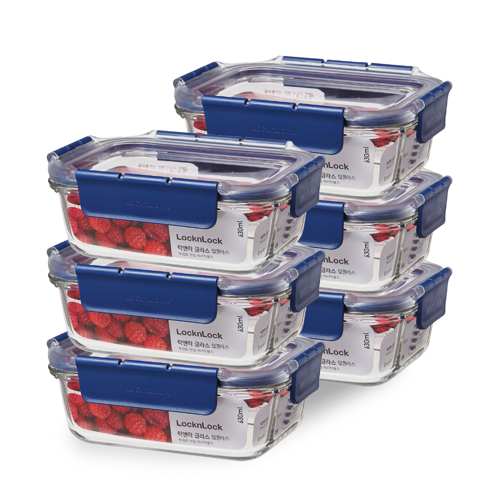27% off on 6-Piece Top Glass Rectangular Storage Container