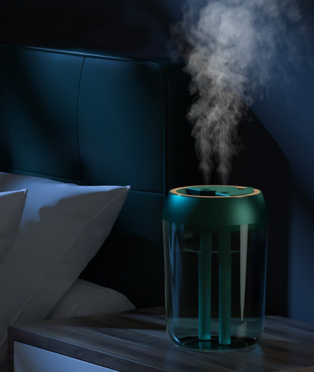 34% off on 1L Dual Nozzle Humidifier with LED Light | OneDayOnly