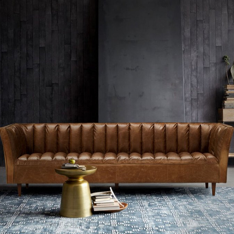 R6,400 off on Emerson Full Grain Leather Couch | OneDayOnly