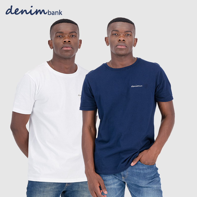35% off on Denim Bank 100% Cotton T-Shirt | OneDayOnly