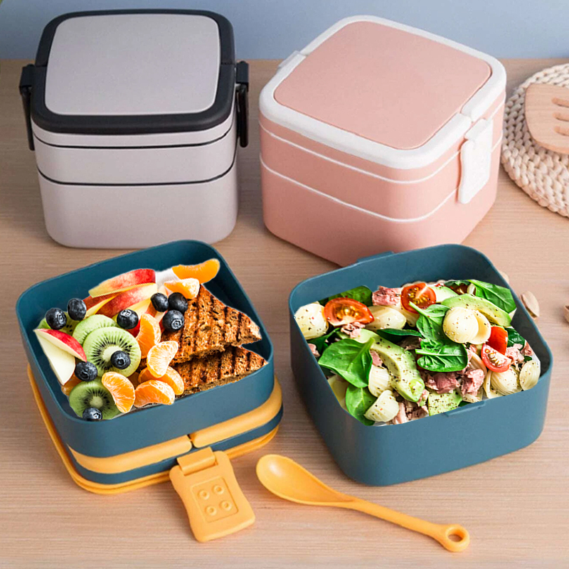 67% off on On-The-Go 2x Double-Layer Lunchboxes | OneDayOnly