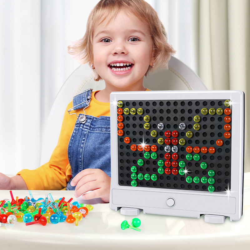 38% off on 130-Piece Luminous Pegboard Toy | OneDayOnly