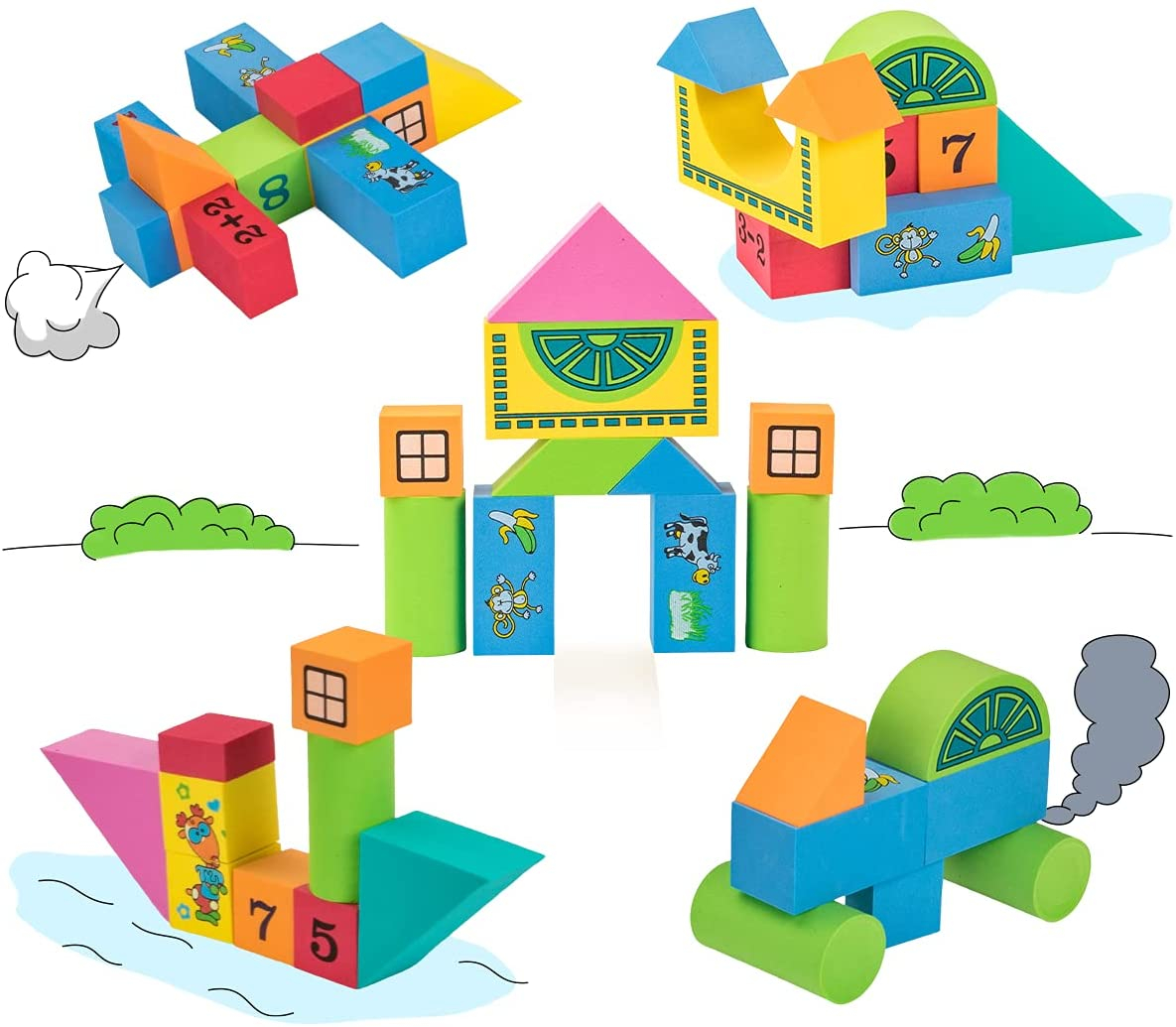 45% off on 47-Piece Educational Soft Block Set | OneDayOnly