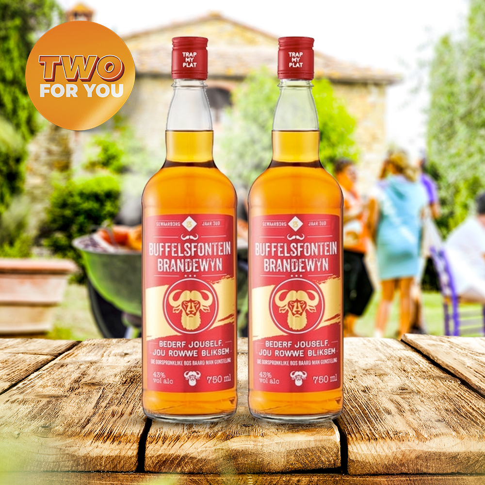 R20 off on Pack of 2 750ml Barrel Aged Brandy | OneDayOnly