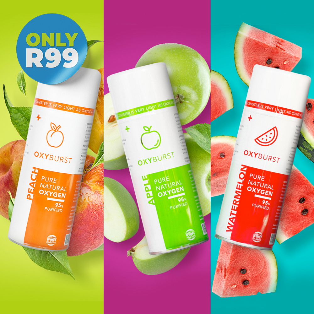 55% off on Oxyburst Flavoured Pure Oxygen | OneDayOnly