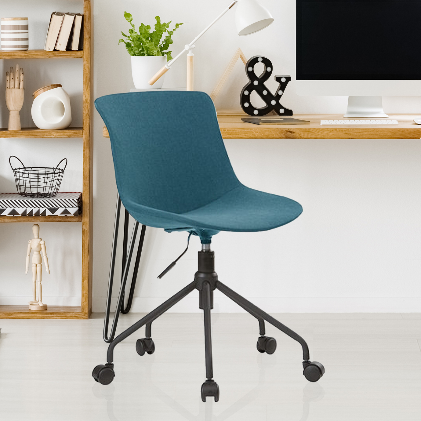 21% off on Basics Rae Turquoise Office Chair | OneDayOnly