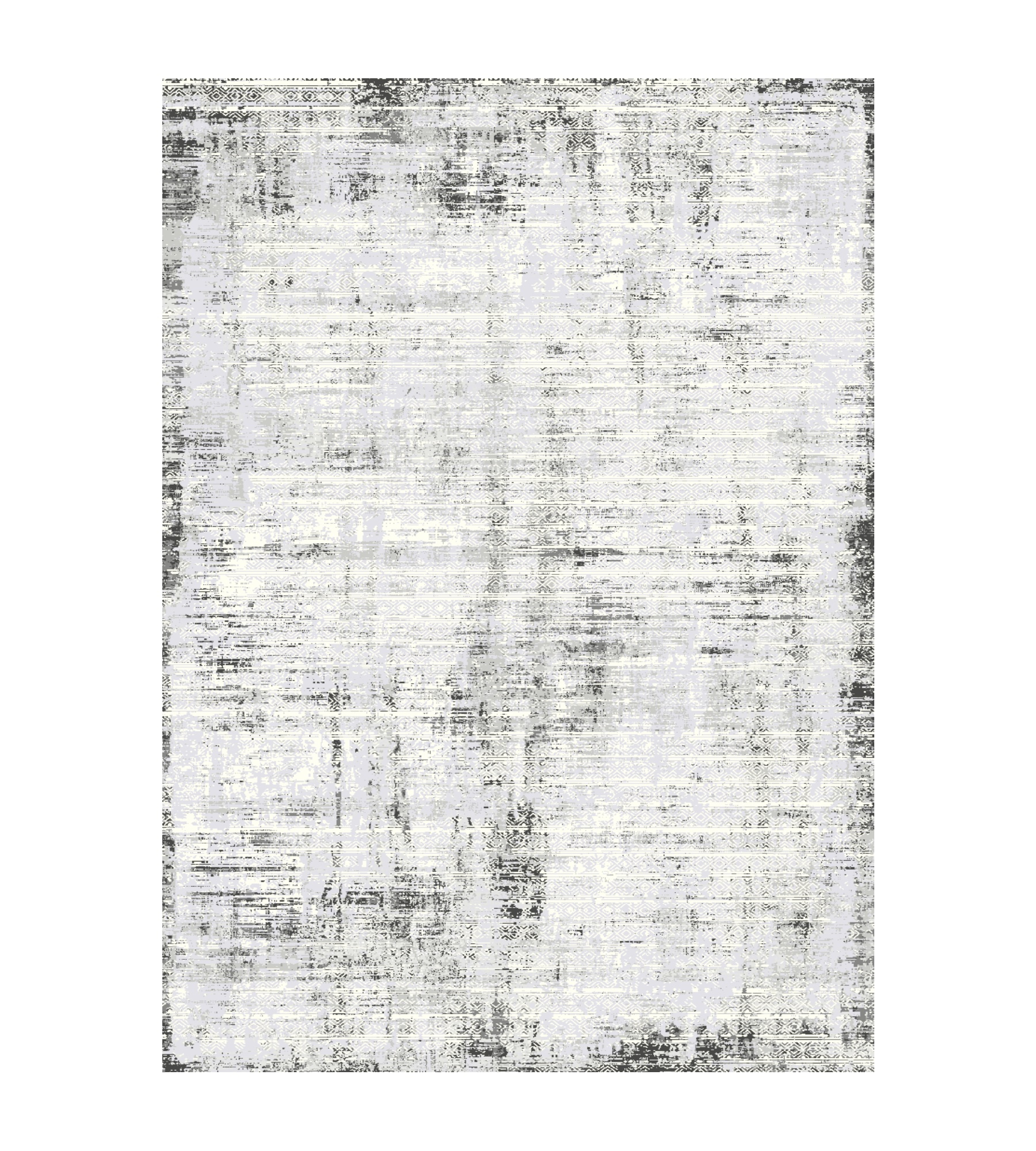 59% off on Rustic Abstract Gray Rug | OneDayOnly