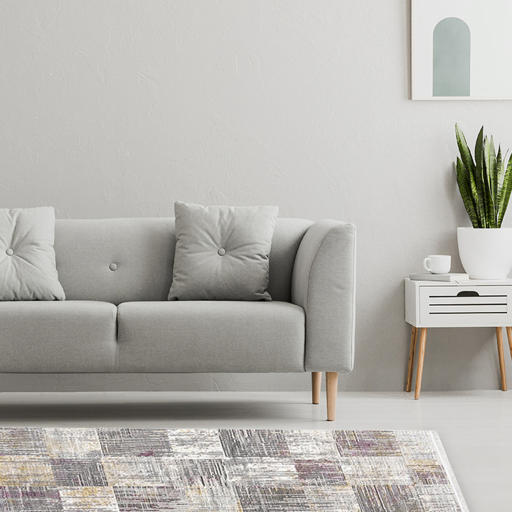 63% off on Retro Rustic Abstract Carpet | OneDayOnly