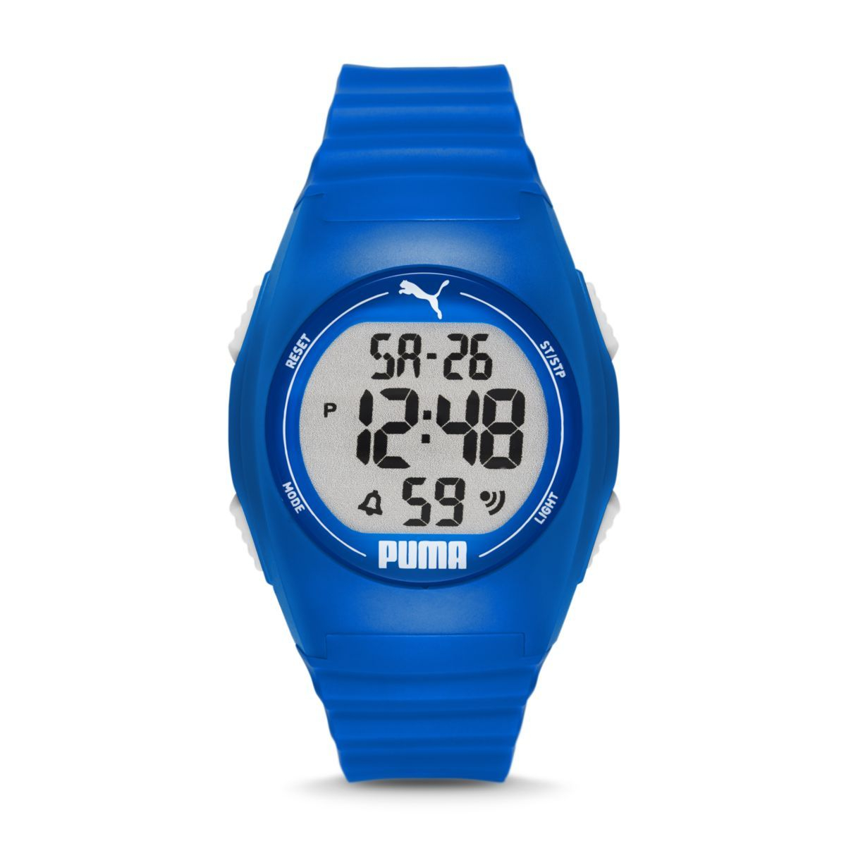 64% off on Puma Men's Digital Blue Puma 4 Watch | OneDayOnly