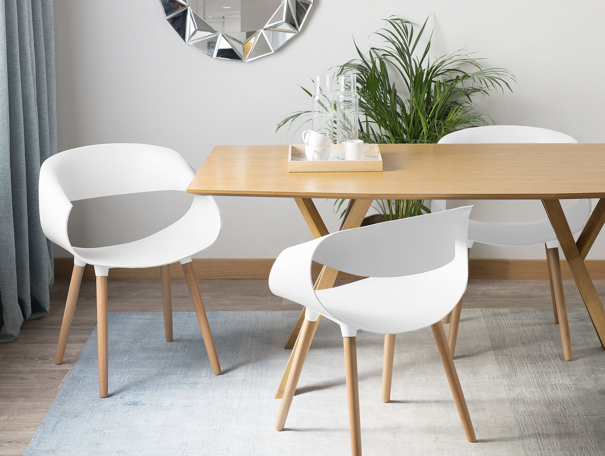 40% off on 2x Modern Ribbon Curl Chairs | OneDayOnly