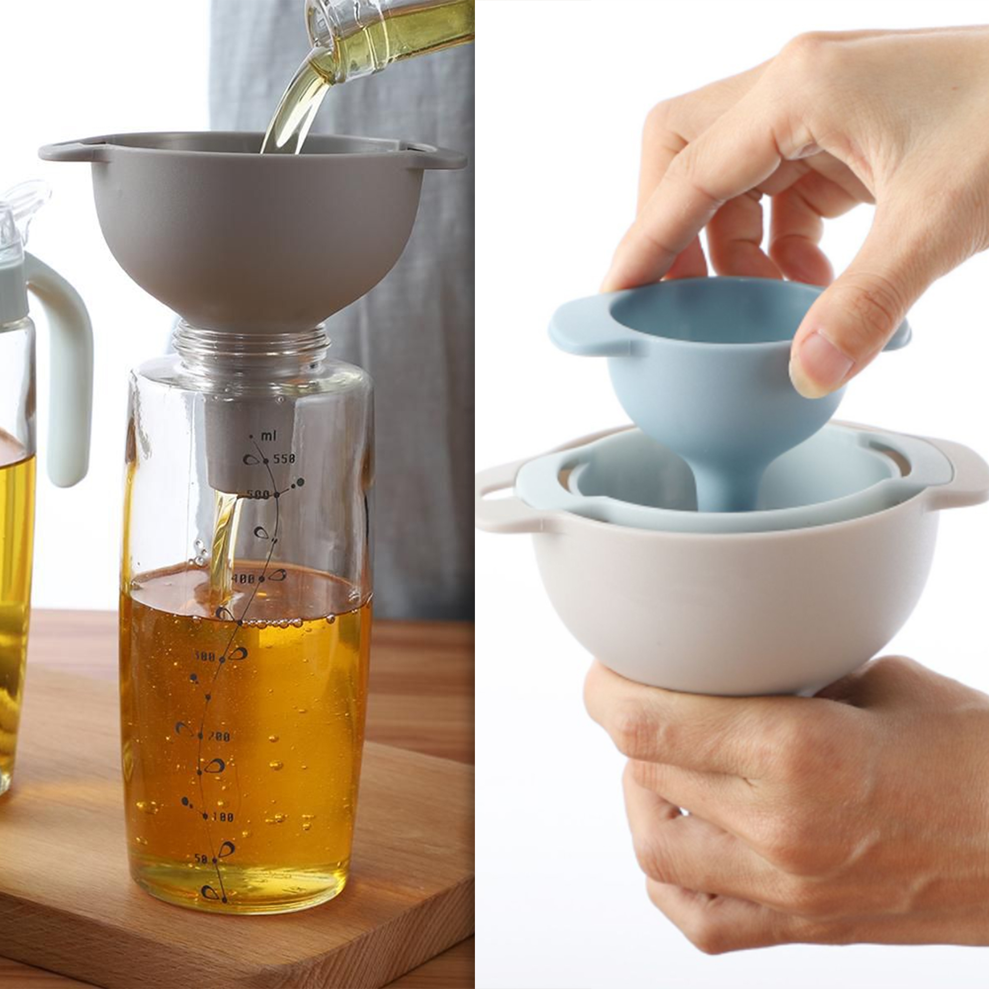 51% off on 4-Piece Stackable Funnel Set | OneDayOnly