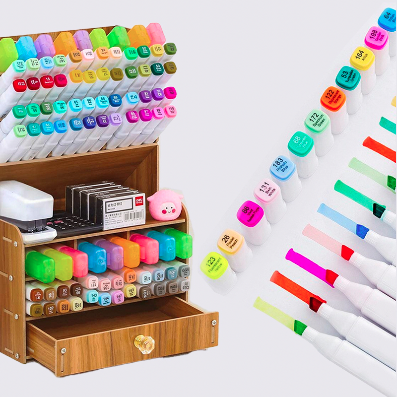 38% off on 36x Markers with Stationery Organiser | OneDayOnly