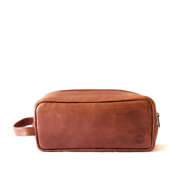 18% off on Mally Men's Leather Toiletry Bag | OneDayOnly