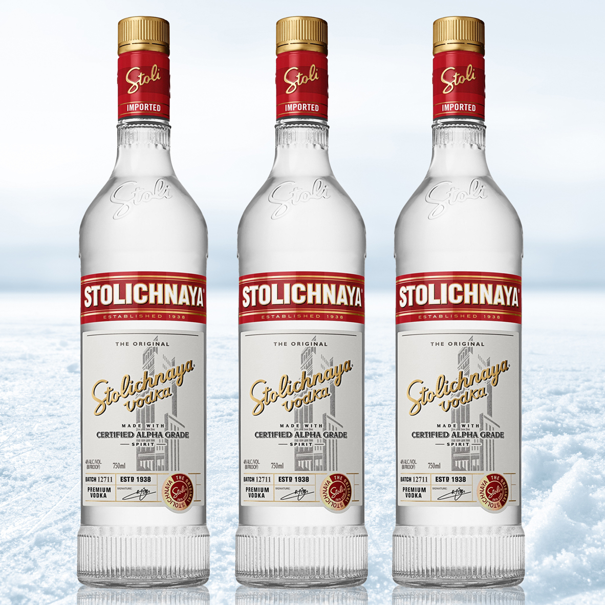 30% off on Stoli 3x 750ml Premium Vodka | OneDayOnly
