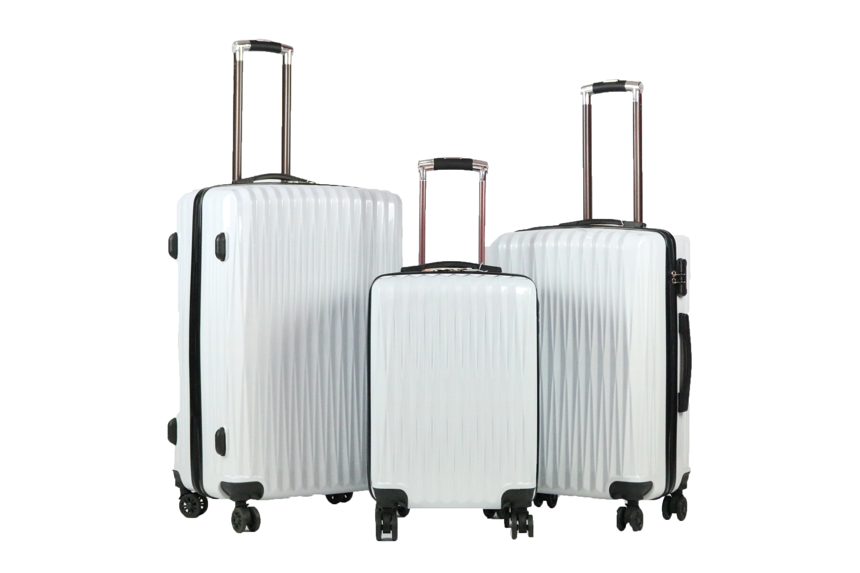 Atlas Hard Shell 3-Piece Luggage Set Silver | atelier-yuwa.ciao.jp