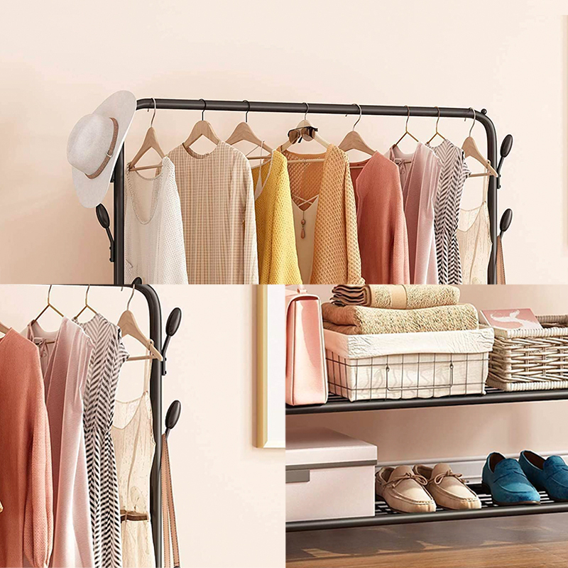 31% off on 2x Clothing Rail with Shoe Rack | OneDayOnly