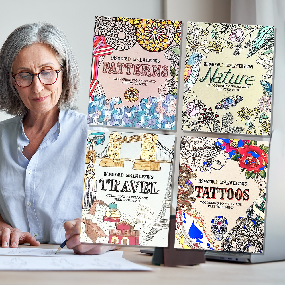 47% off on Adult Creative Colouring Books (3 Books) | OneDayOnly