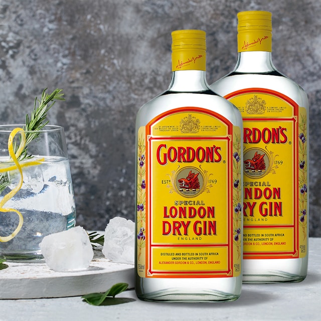 Gordon's 2x 750ml London Dry Gin | OneDayOnly