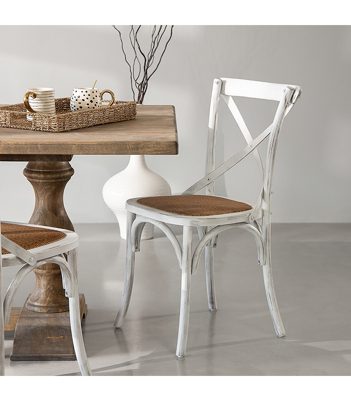 32% off on Rustic White Dining Chair | OneDayOnly