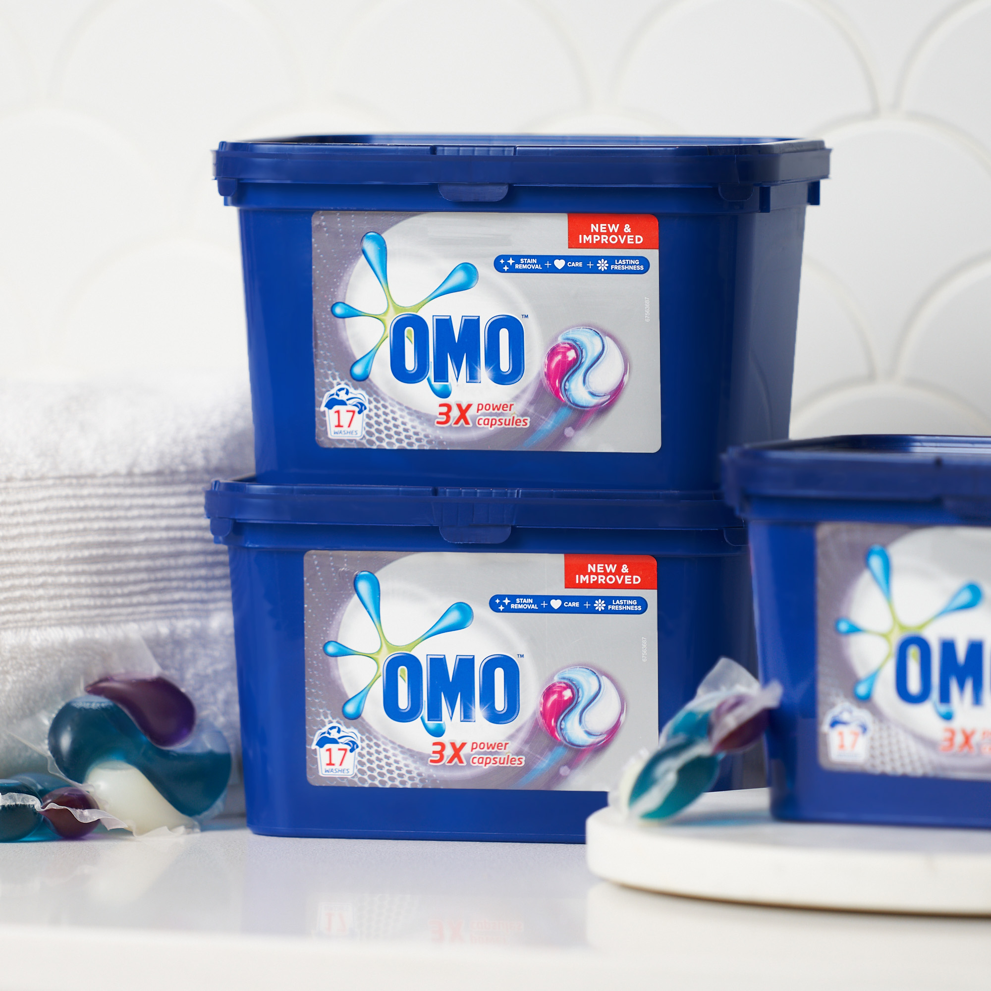 12% off on OMO 3x Power 3-in-1 Laundry Capsules | OneDayOnly