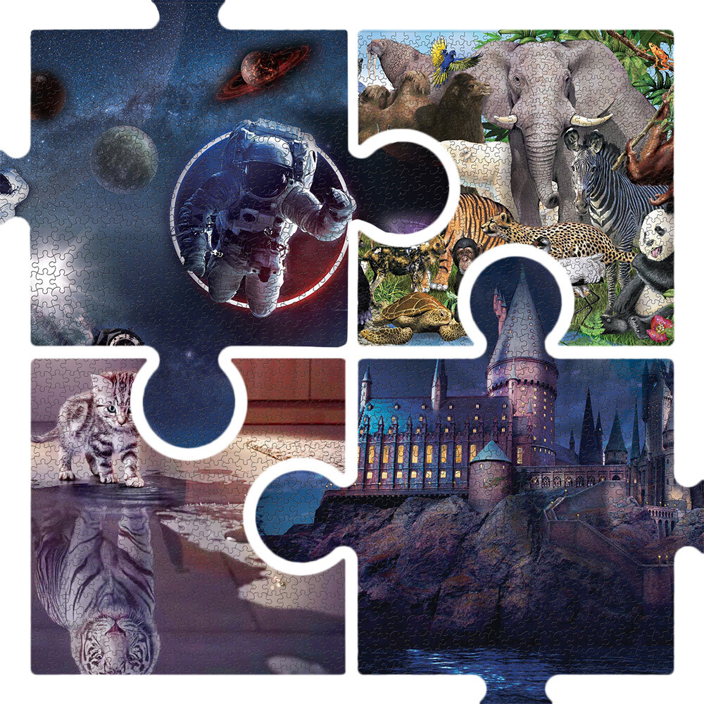 34% off on Jigsaw 1000-Piece Rectangle Puzzles | OneDayOnly