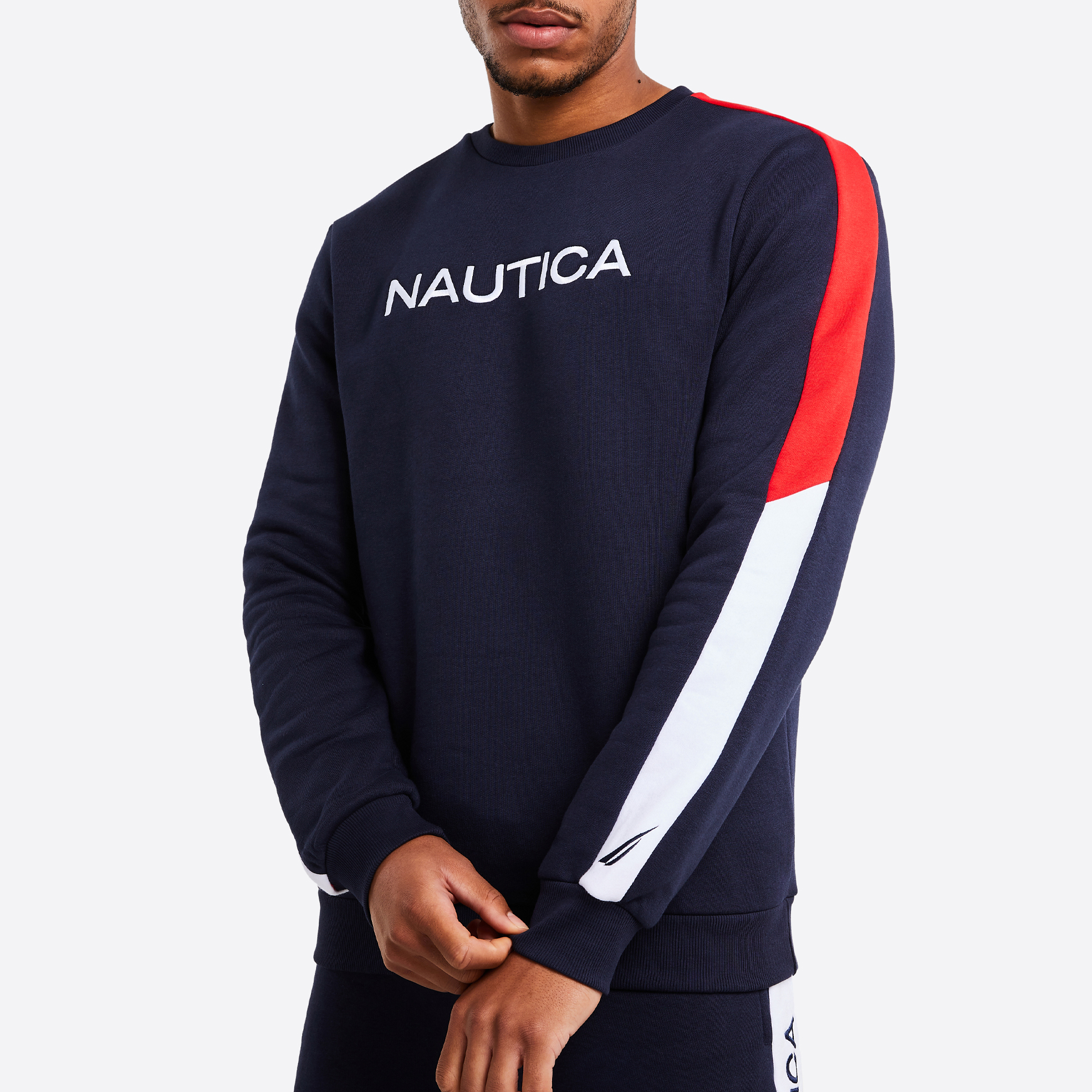 53% off on Nautica Men's Brooks Pullover Crew | OneDayOnly