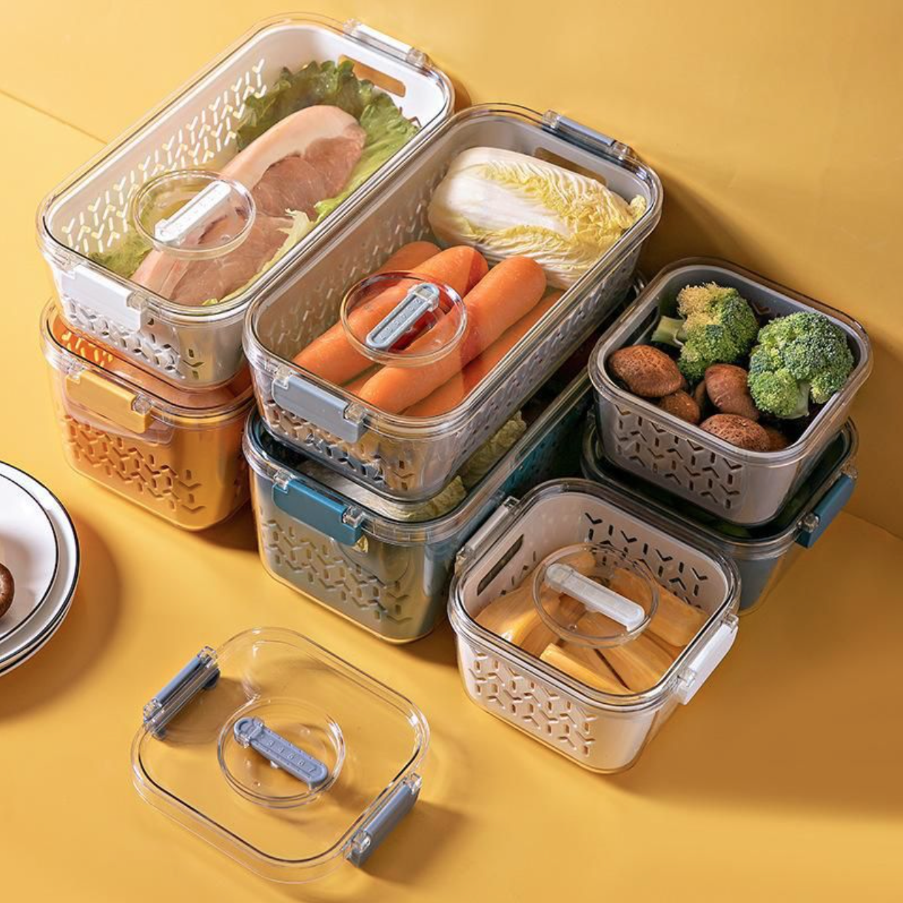 47% off on Store Ease Storage Box With Drainer | OneDayOnly