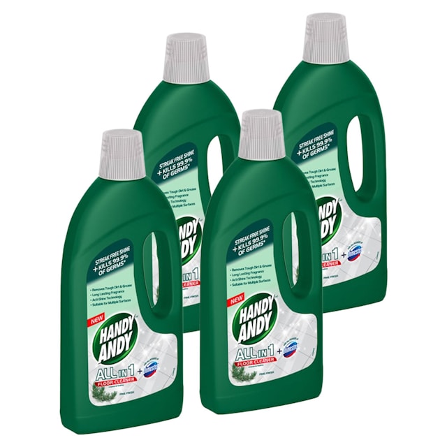 Handy Andy 4x 750ml All-in-1 Floor Cleaners | OneDayOnly