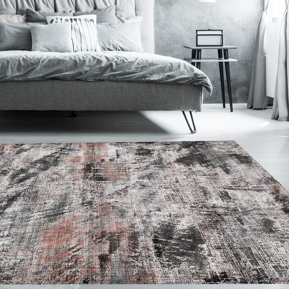 36% off on Canvas Abstract Design Charcoal Rug | OneDayOnly