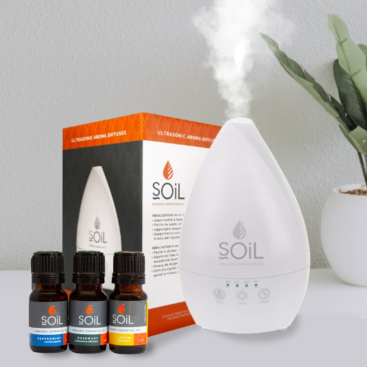 33% off on SOIL Diffuser with Essential Oils | OneDayOnly