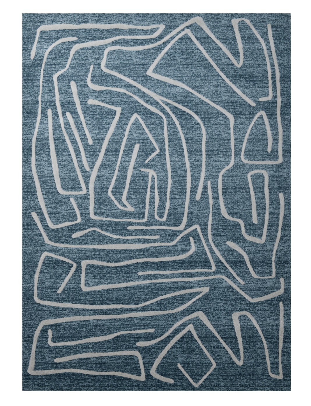 60% off on Dune Helena Abstract Blue Carpet | OneDayOnly