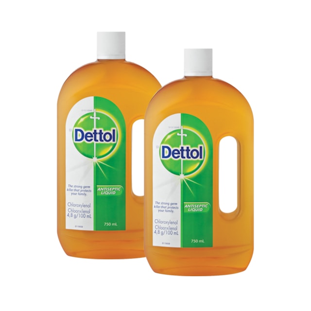 Dettol 2x 750ml Antiseptic Liquids | OneDayOnly