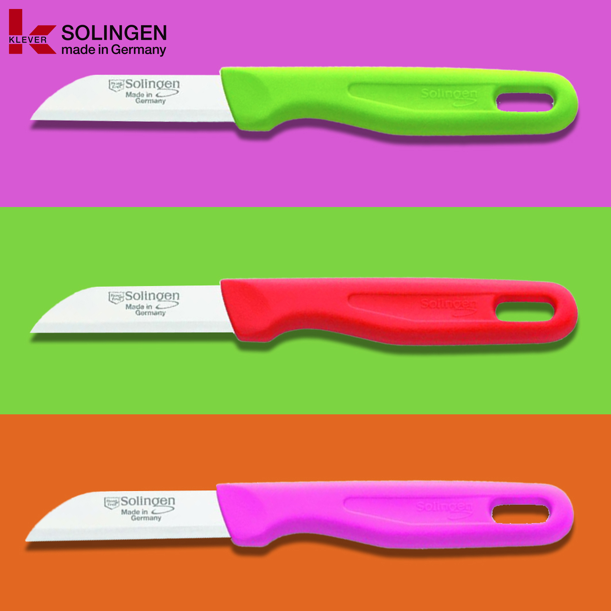 38% off on Klever 3x 6cm Vegetable Knives | OneDayOnly