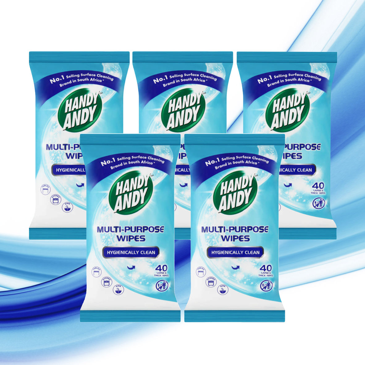30% off on Handy Andy 5x 40 Surface Wipes | OneDayOnly