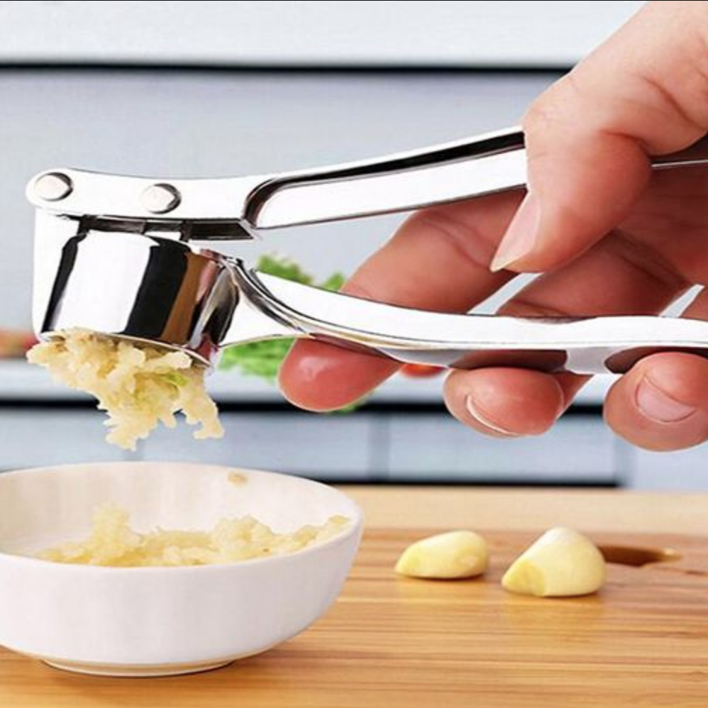 34% off on Stainless Steel Garlic Press Tool | OneDayOnly