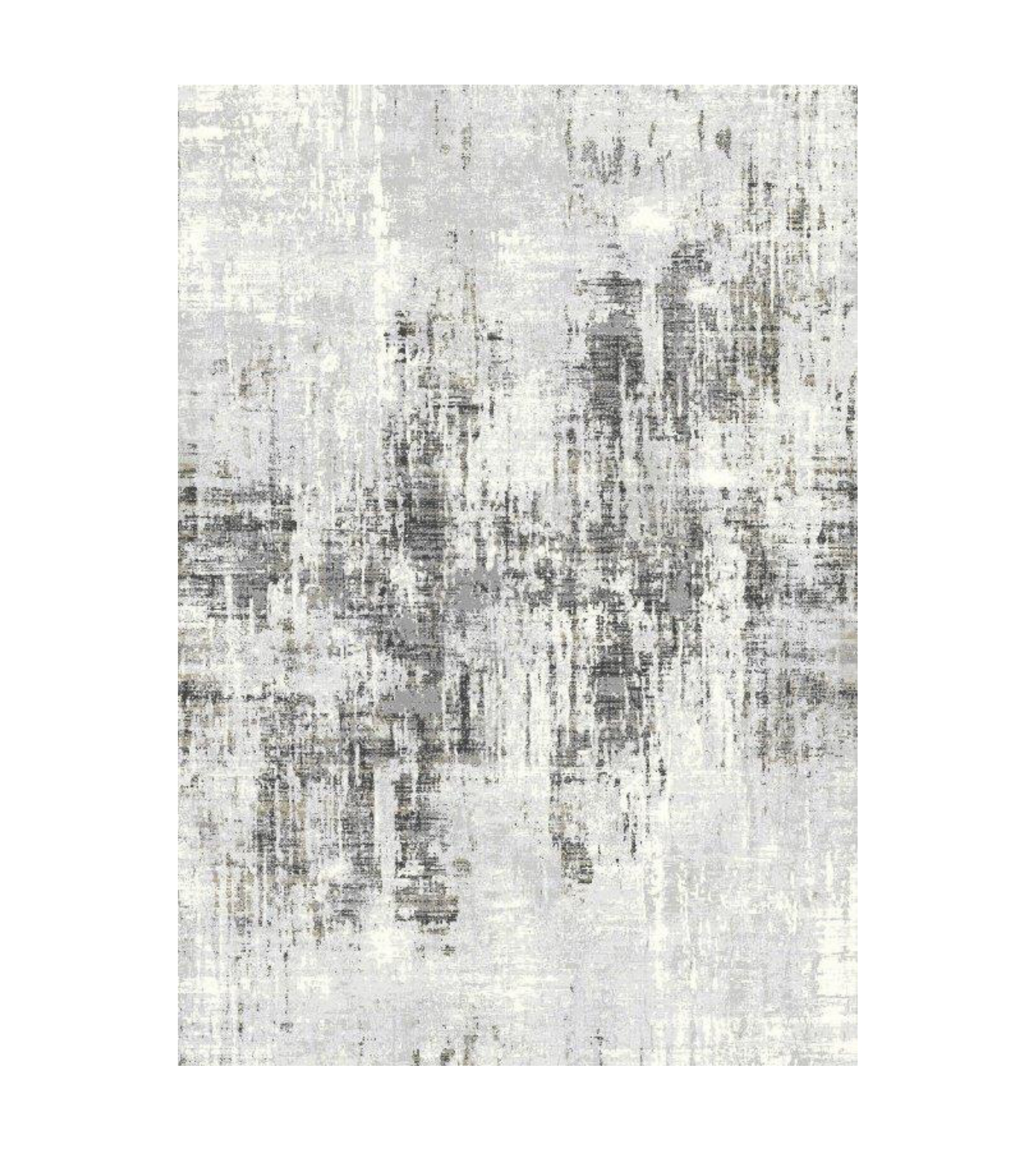 60% off on Rustic Rainfall Abstract Grey Rug | OneDayOnly