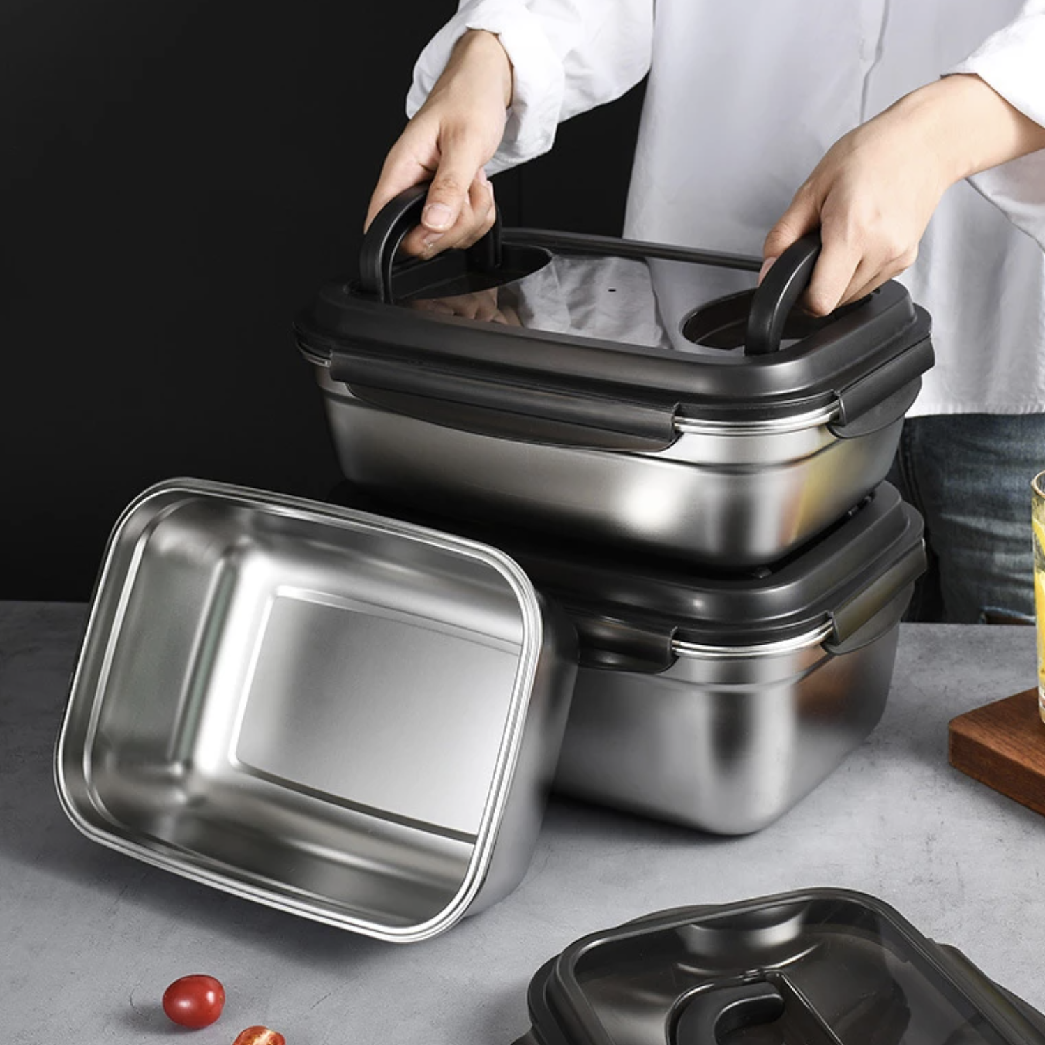 58% off on 7.5L Stainless Steel Storage Container | OneDayOnly