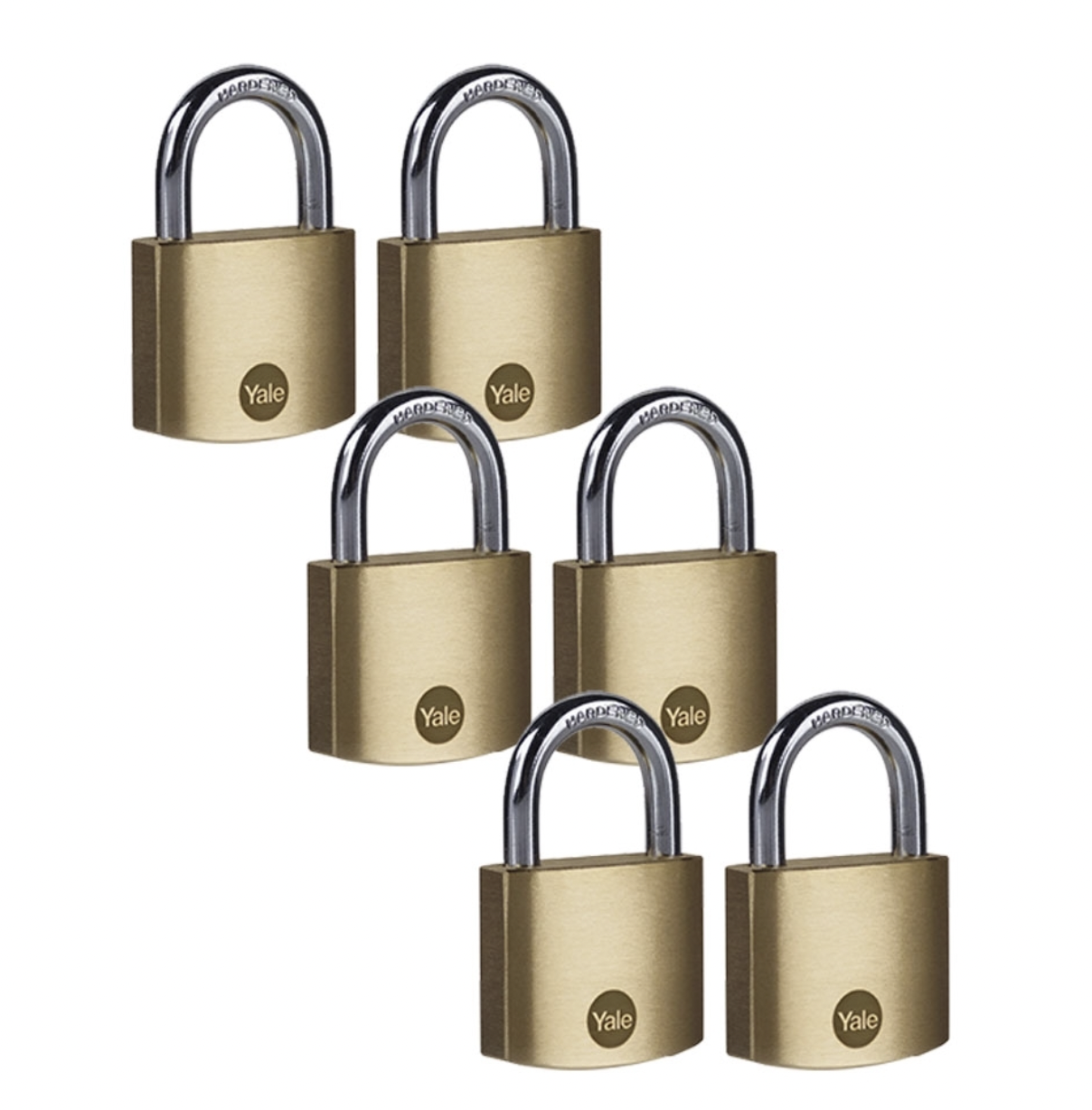 30% off on Yale 6x 40mm Brass Padlocks | OneDayOnly