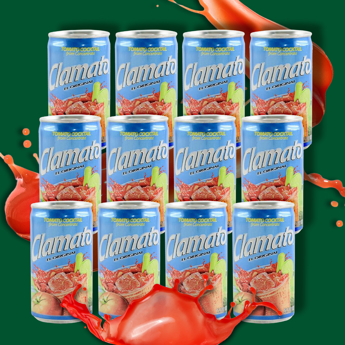 34% off on Clamato 12x Tomato Cocktail Cans | OneDayOnly