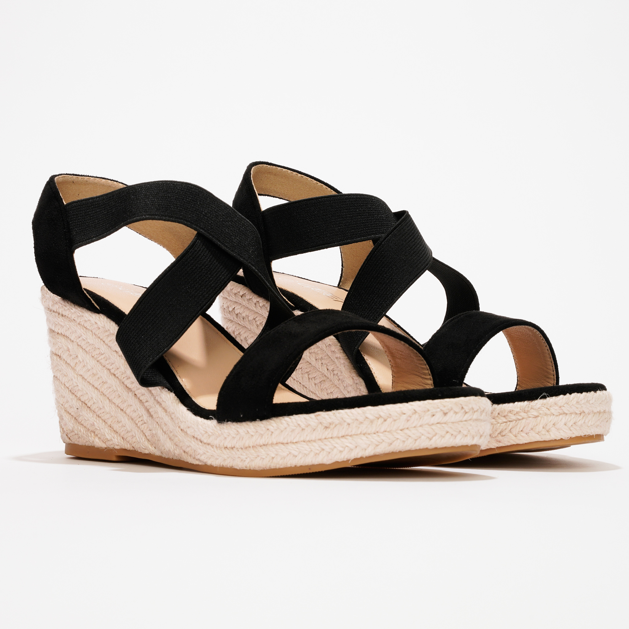 24% off on Ladies Criss Cross Strap Wedges | OneDayOnly
