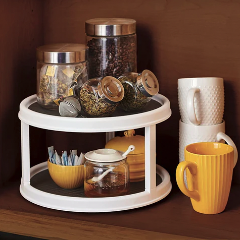 40% off on 2-Tier Pantry Cabinet Lazy Susan | OneDayOnly