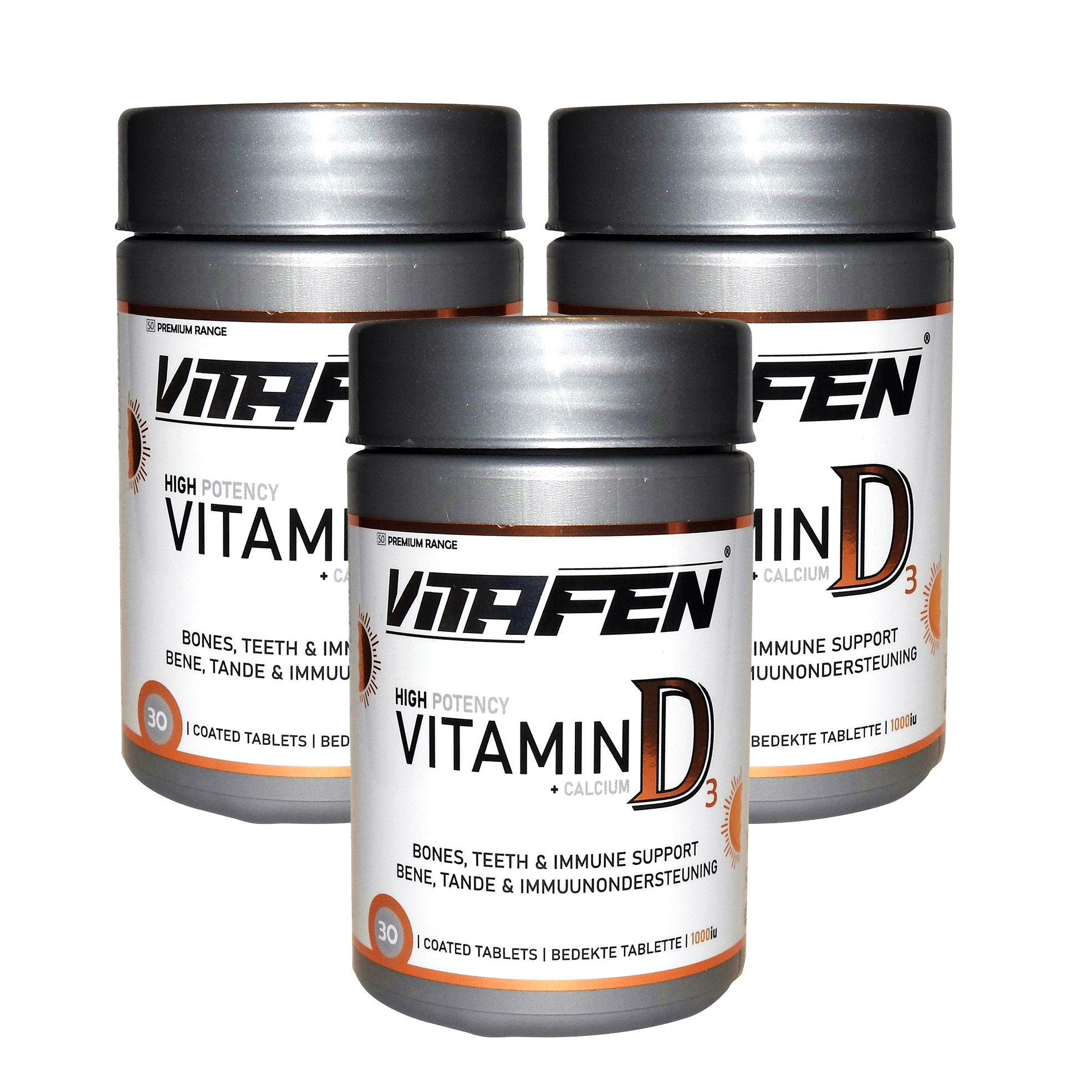 24% off on Vitafen 3x 30 Vitamin D3 Tablets | OneDayOnly